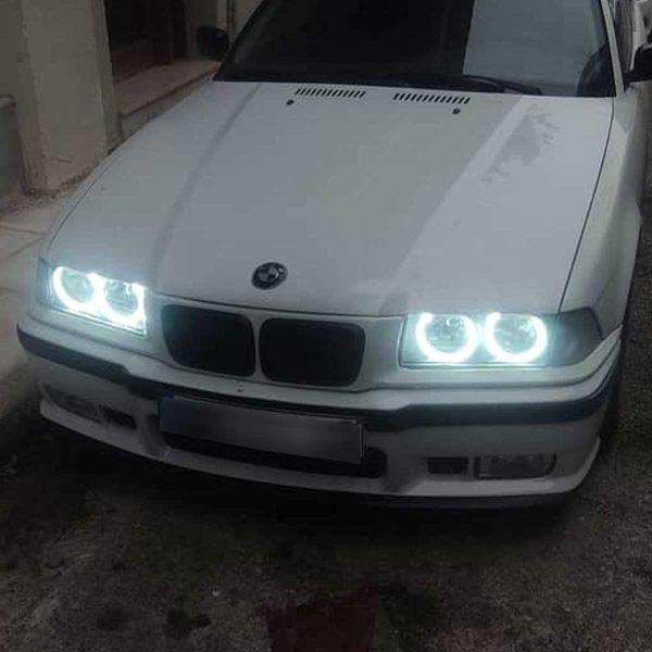 Δαχτυλίδια Angel Eyes Για BMW E36 Led (Lightbar Design) - CrazyShop4All.Gr